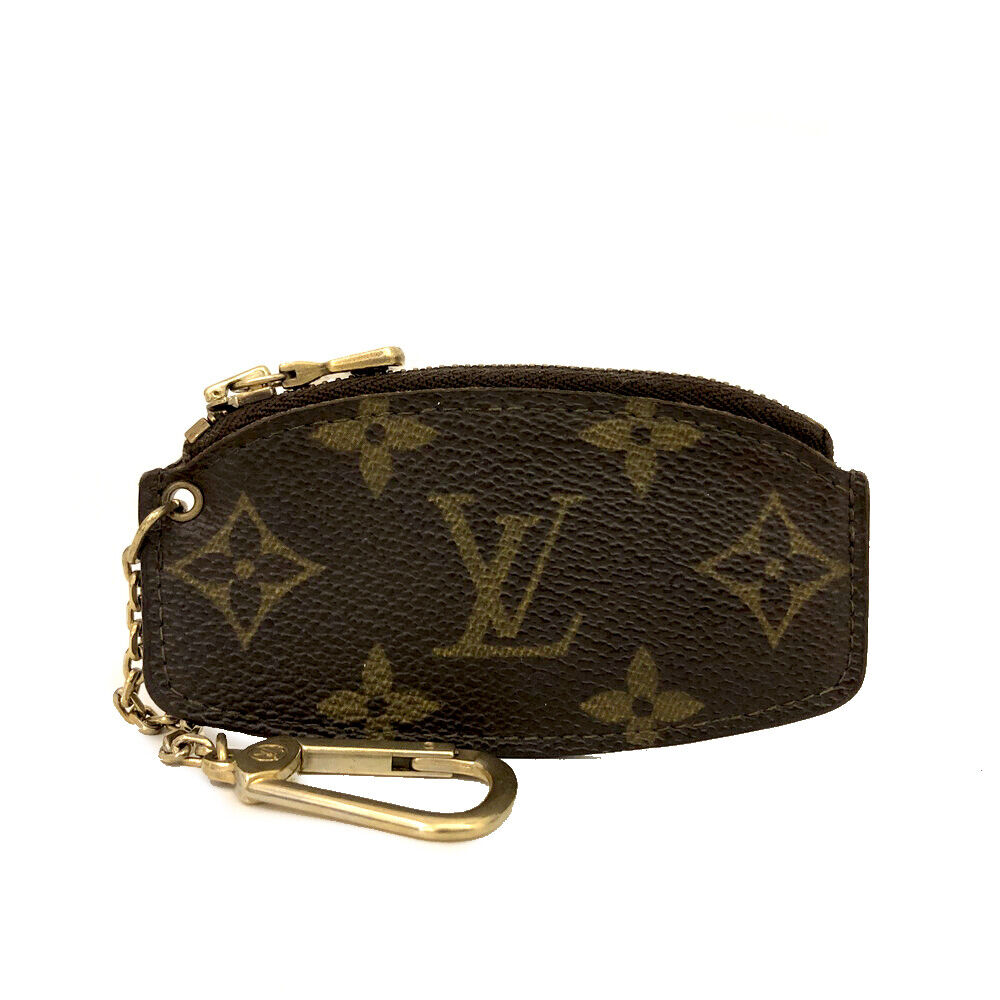 PRE-ORDER Louis Vuitton Monogram Etui Crepier Coin Purse Wallet Brown ...