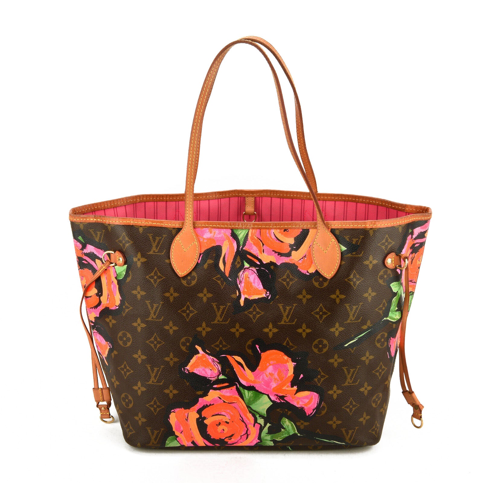 LOUIS VUITTON Monogram Roses Neverfull MM VI0059 – melissalovesbags