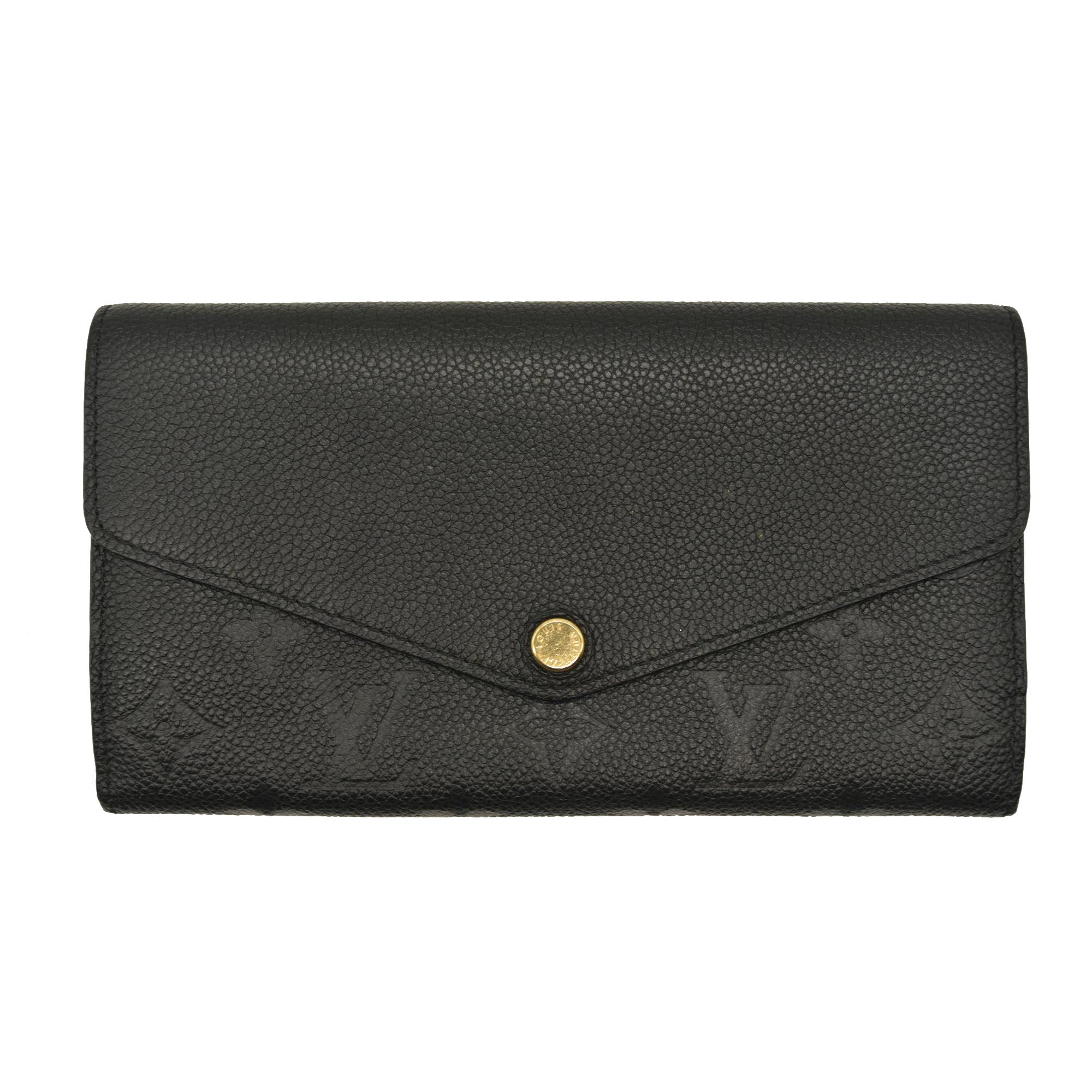 Louis Vuitton Empreinte Sarah Wallet NM Black – melissalovesbags