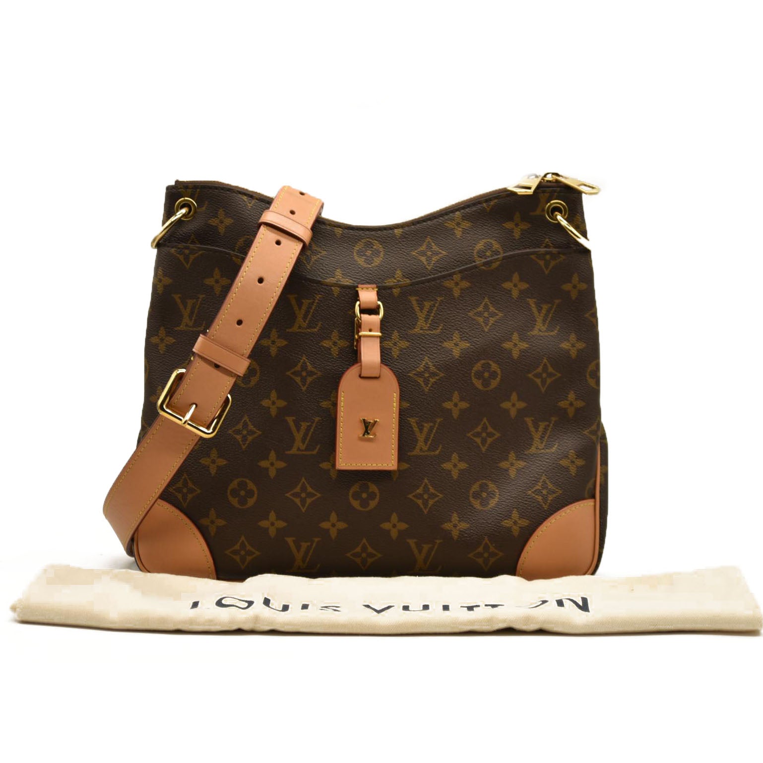 LOUIS VUITTON Monogram Odeon MM Natural – melissalovesbags